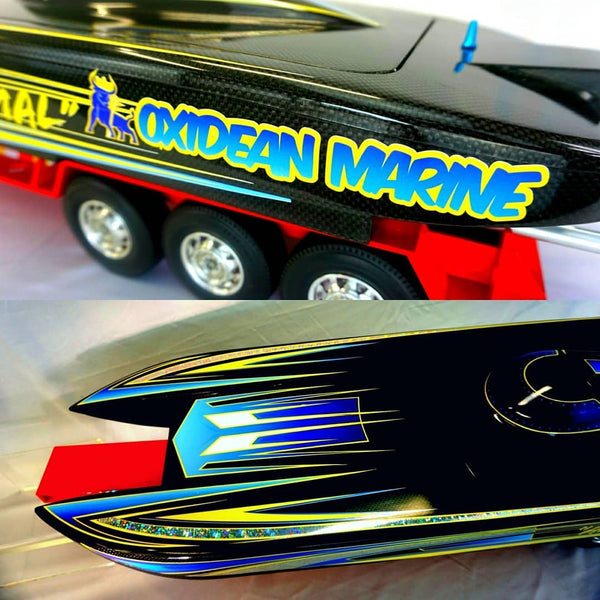 Rc Boat Graphics Animal Cat Non-Bling – Oxidean Marine